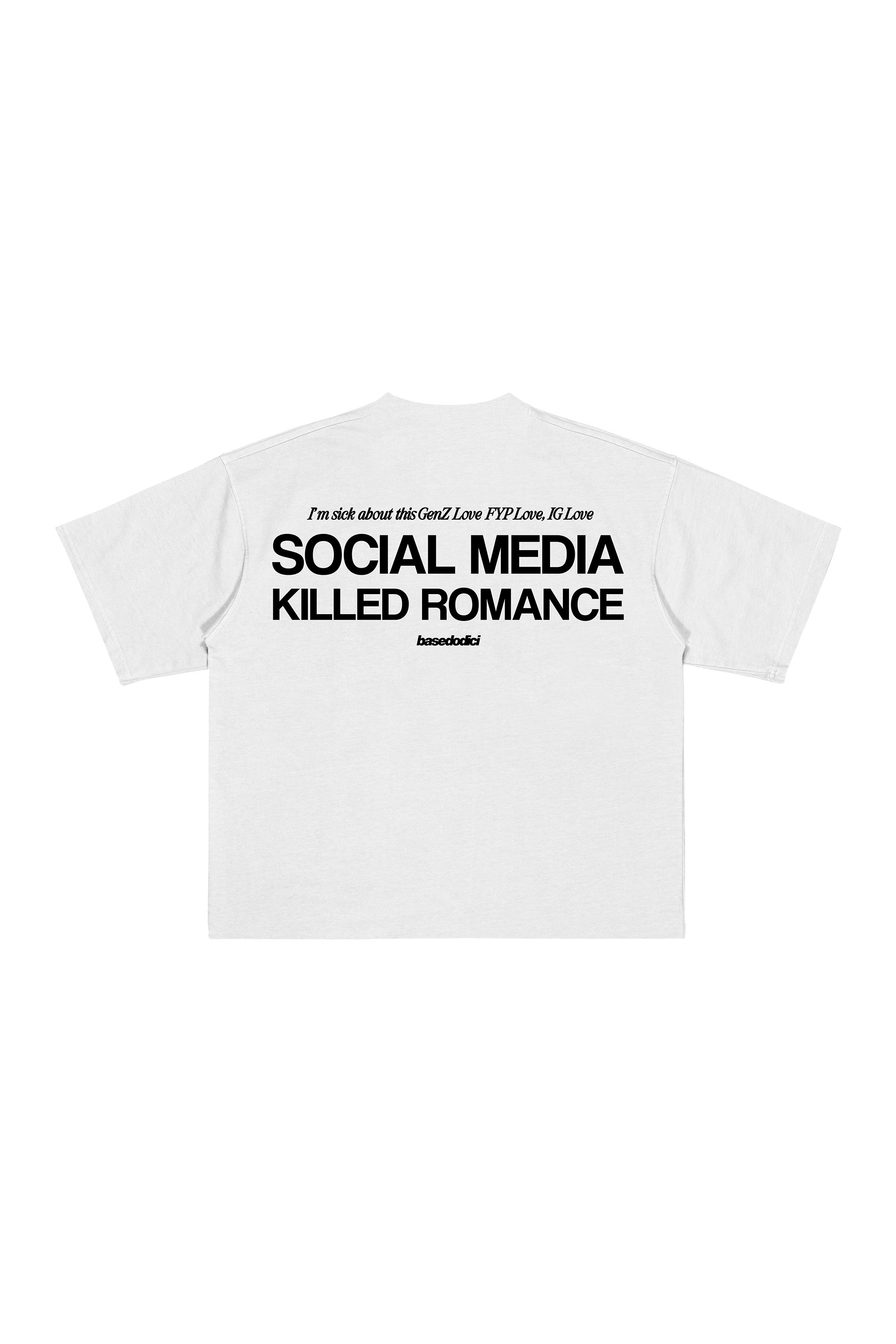 “KILLED ROMANCE” T-Shirt White – BASEDODICI®