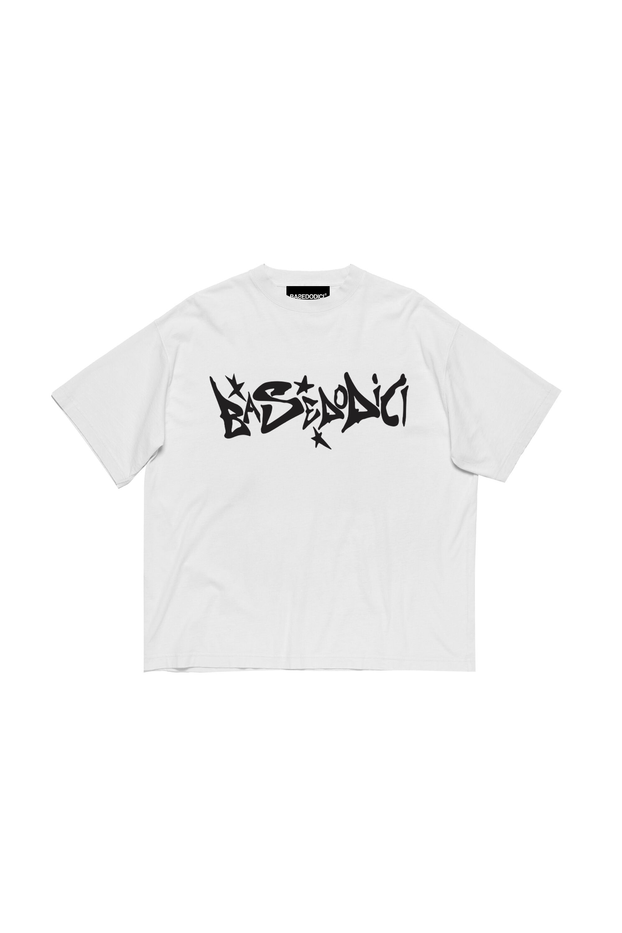 T-Shirt “THEICON” Graffiti White – BASEDODICI®